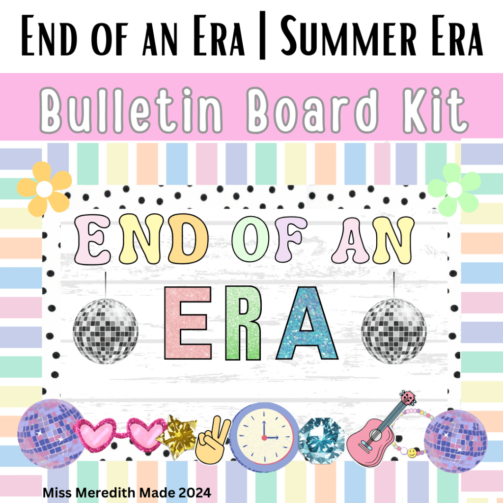Taylor Swift Inspired End of School Year Bulletin Board and Activities ...